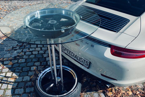 Felgentische - das besondere Produkt für Ihren Empfangsbereich oder ...