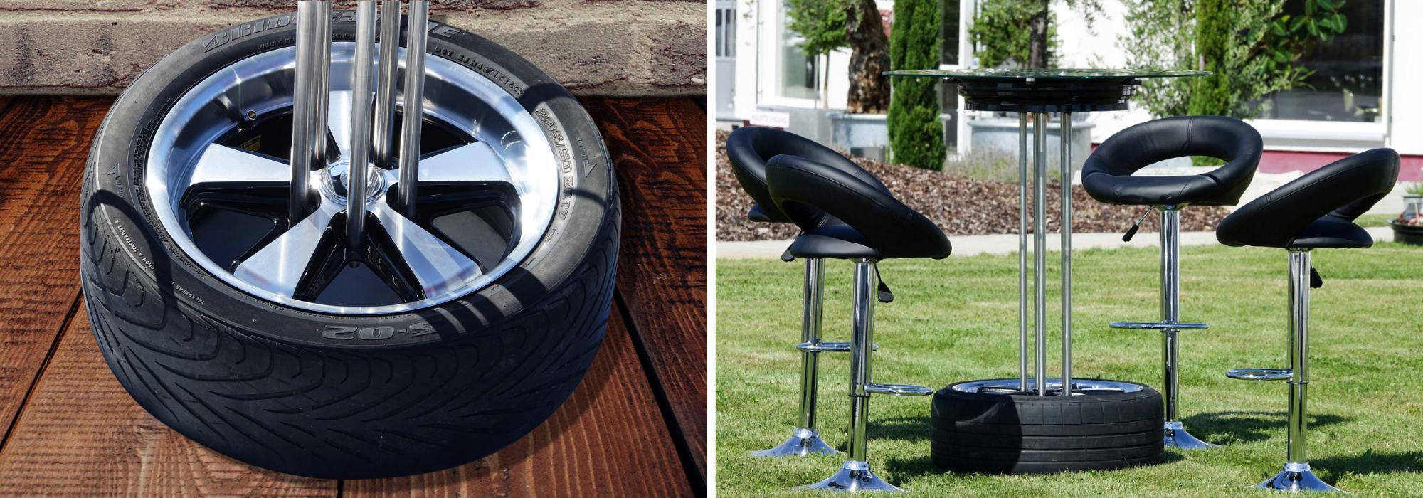 Felgentische - das besondere Produkt für Ihren Empfangsbereich oder ...